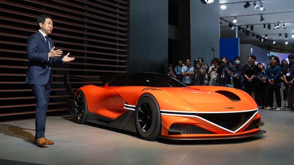 This is Genesis’ new 1,561bhp Vision GT, and it’s a car attached to a ...