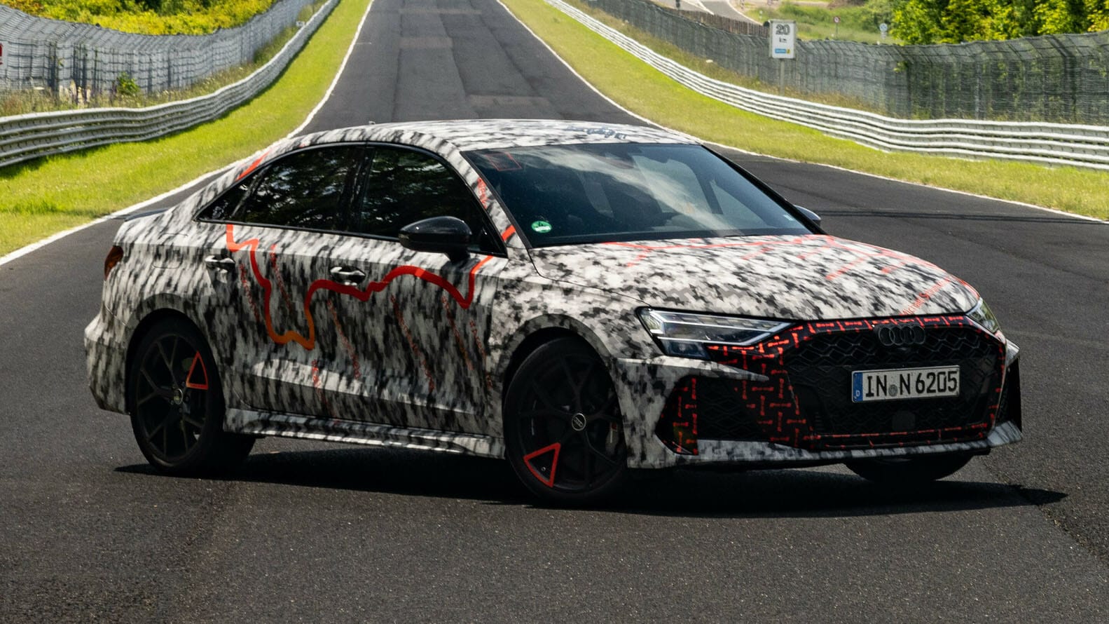 The incoming new Audi RS3 has blitzed the BMW M2's Nürburgring lap time ...