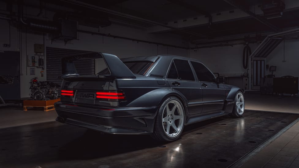 HWA's stunning Evo is a twin-turbo V6 homage to Merc's big-wing 90s ...
