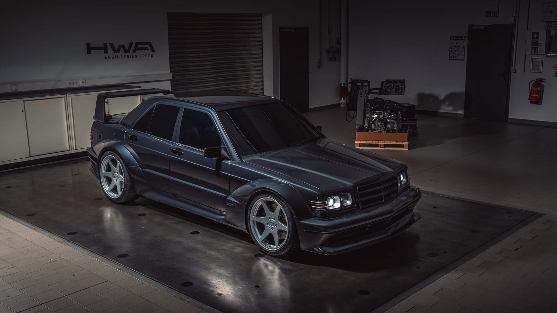 HWA's stunning Evo is a twin-turbo V6 homage to Merc's big-wing 90s ...
