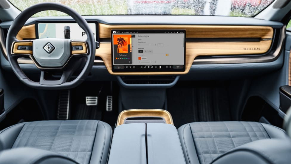 Rivian R1S (US) Interior Layout & Technology | Top Gear
