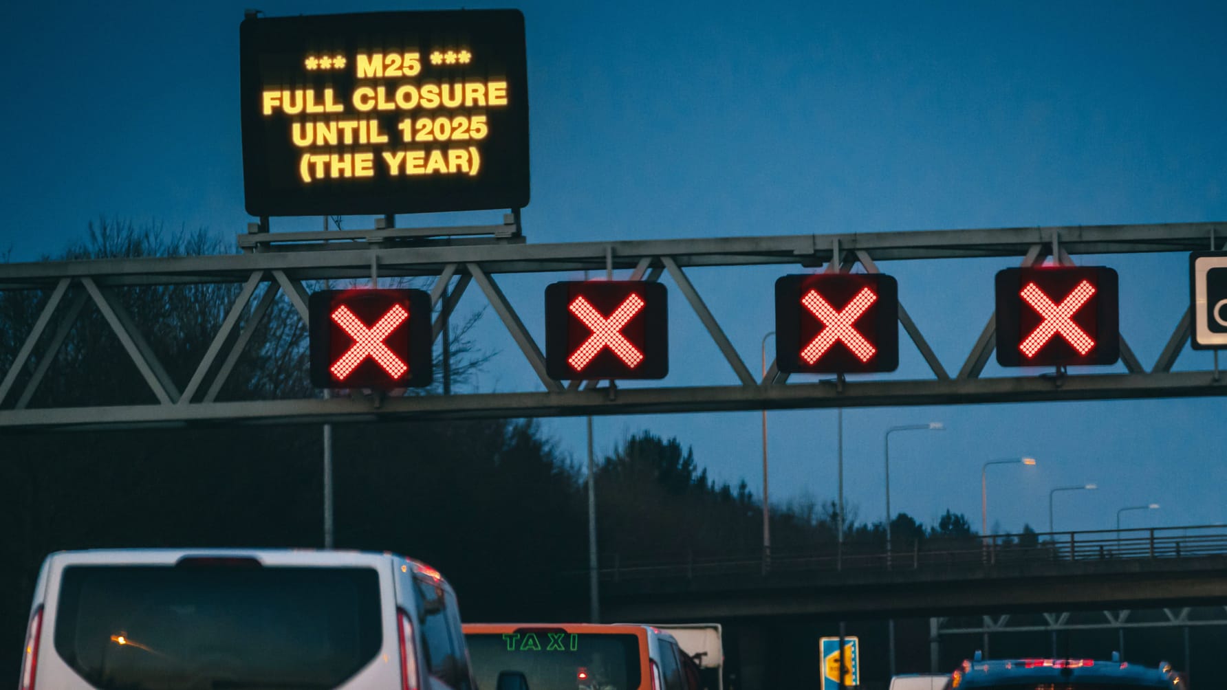 M25 closed forever, given same exclusion zone status as nuclear ...