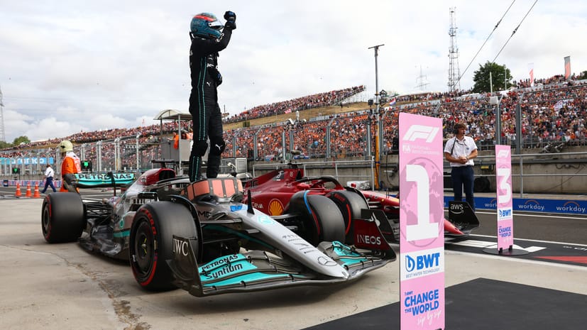'Grazie a tutti, Forza Ferrari!': Sir Lewis Hamilton's career in ...