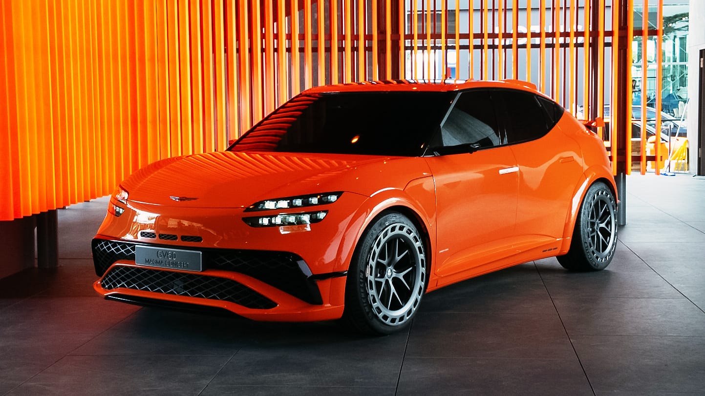 The hot Genesis GV60 Magma will enter production next year | Top Gear