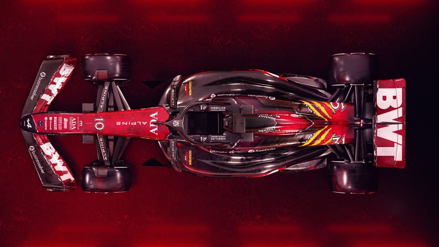 What do you think of Alpine’s one-off Deadpool & Wolverine livery ...