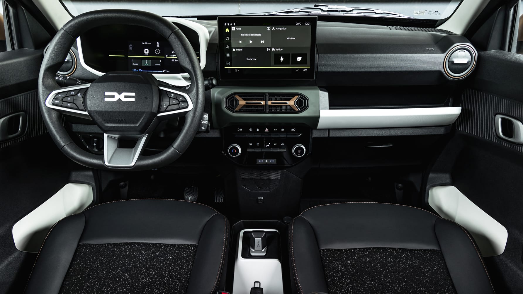 Dacia Spring Interior Layout & Technology | Top Gear