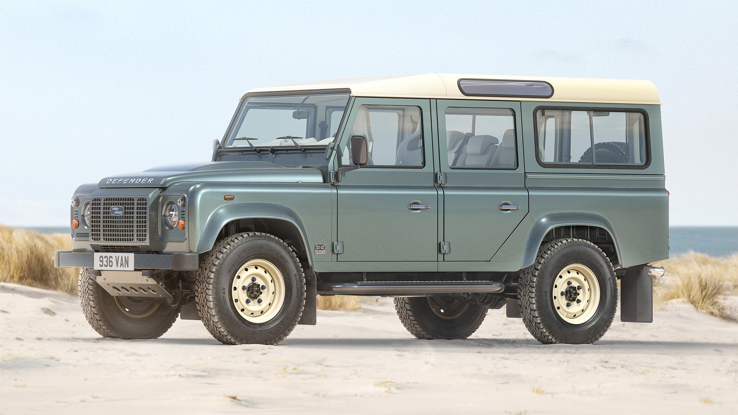 Olive Green Land Rover 2016