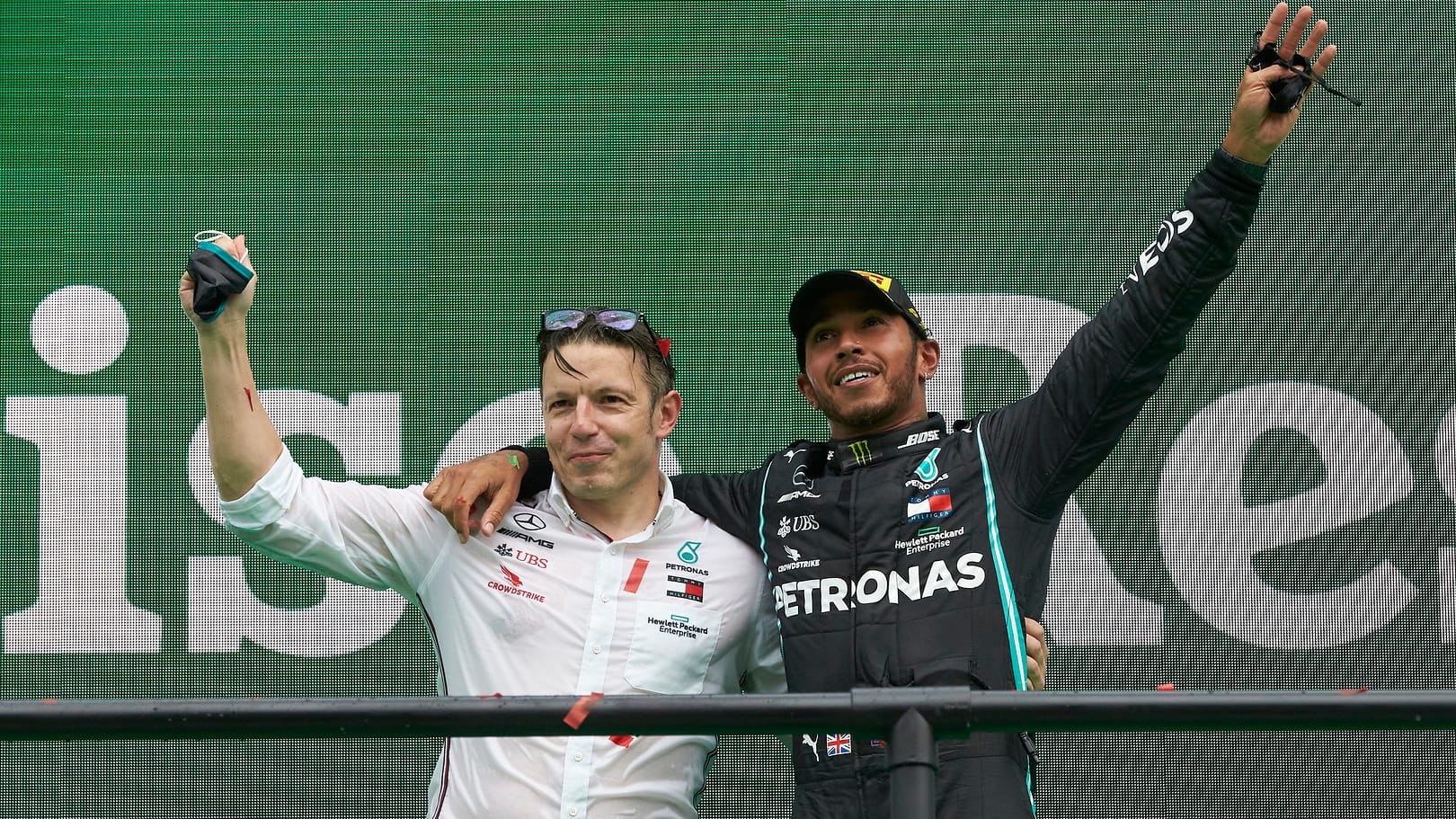 Sad times: Bono won’t be joining Lewis Hamilton at Ferrari next year ...