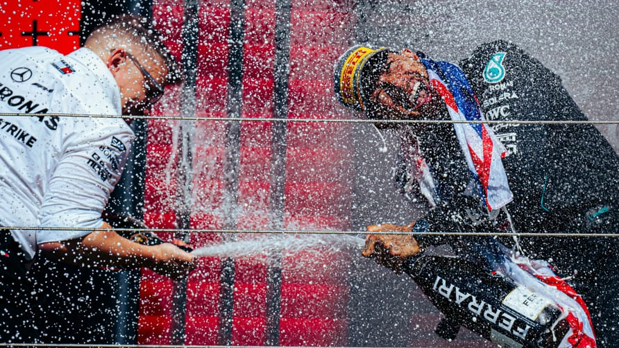 Sad times: Bono won’t be joining Lewis Hamilton at Ferrari next year ...