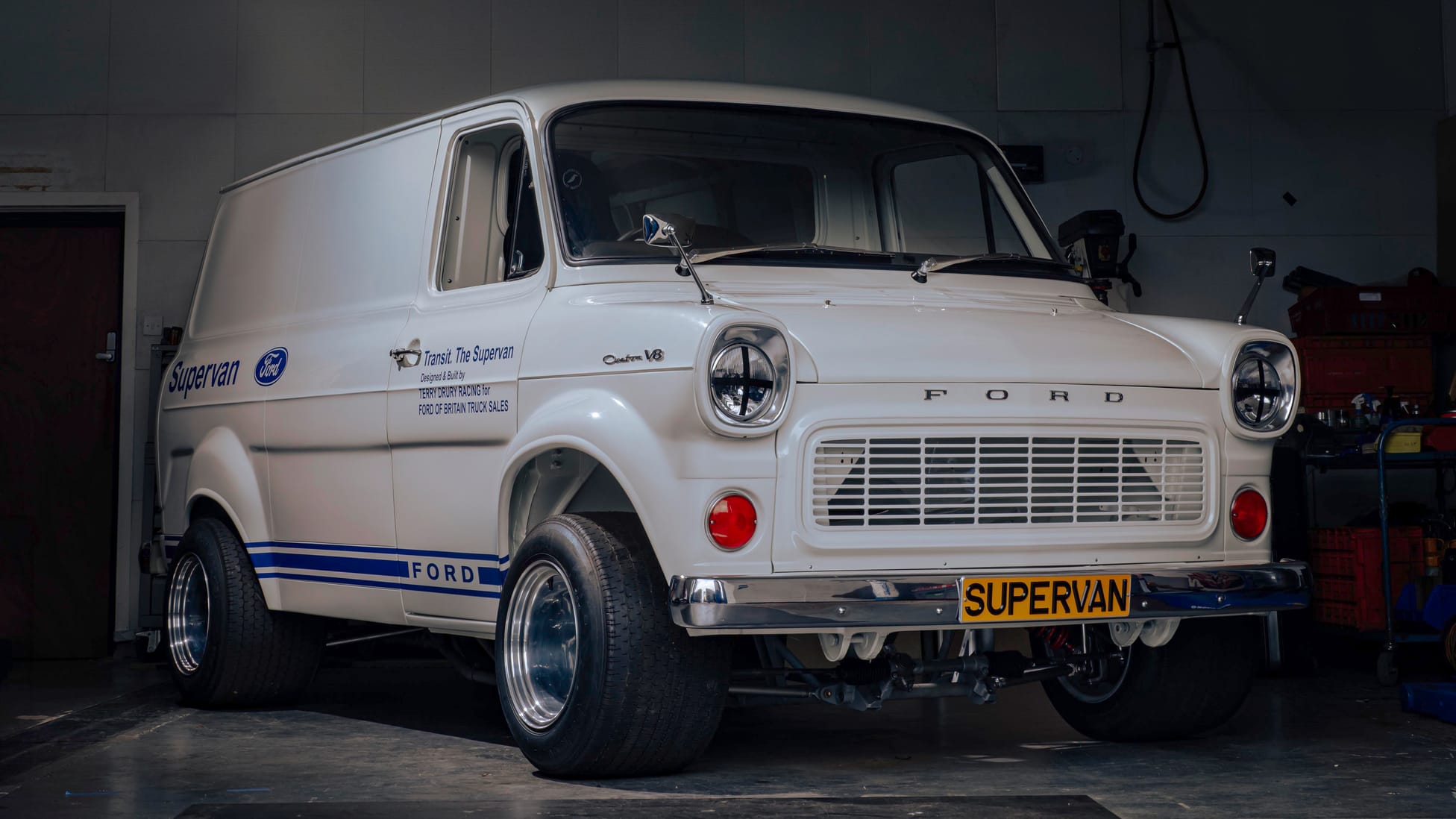 Hurrah! The original Ford Supervan has been found and rebuilt | Top Gear