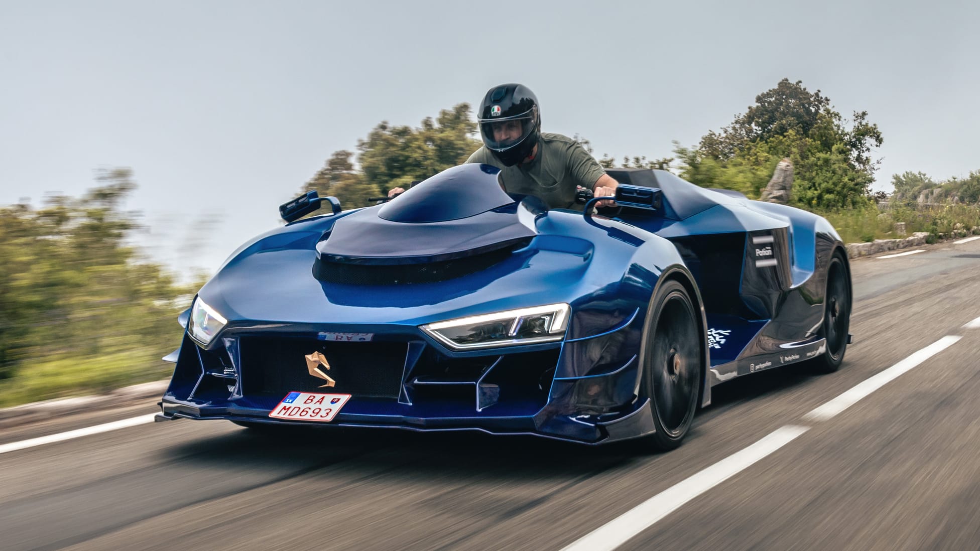 Engler Desat review: V10-engined quad bike driven... or should that be ...