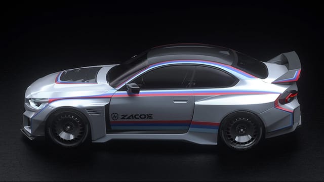 This carbon fibre BMW M2 widebody kit is inspired by the classic E30 ...