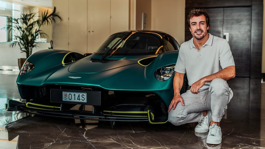 This is Fernando Alonso’s very own Aston Martin Valkyrie | Top Gear