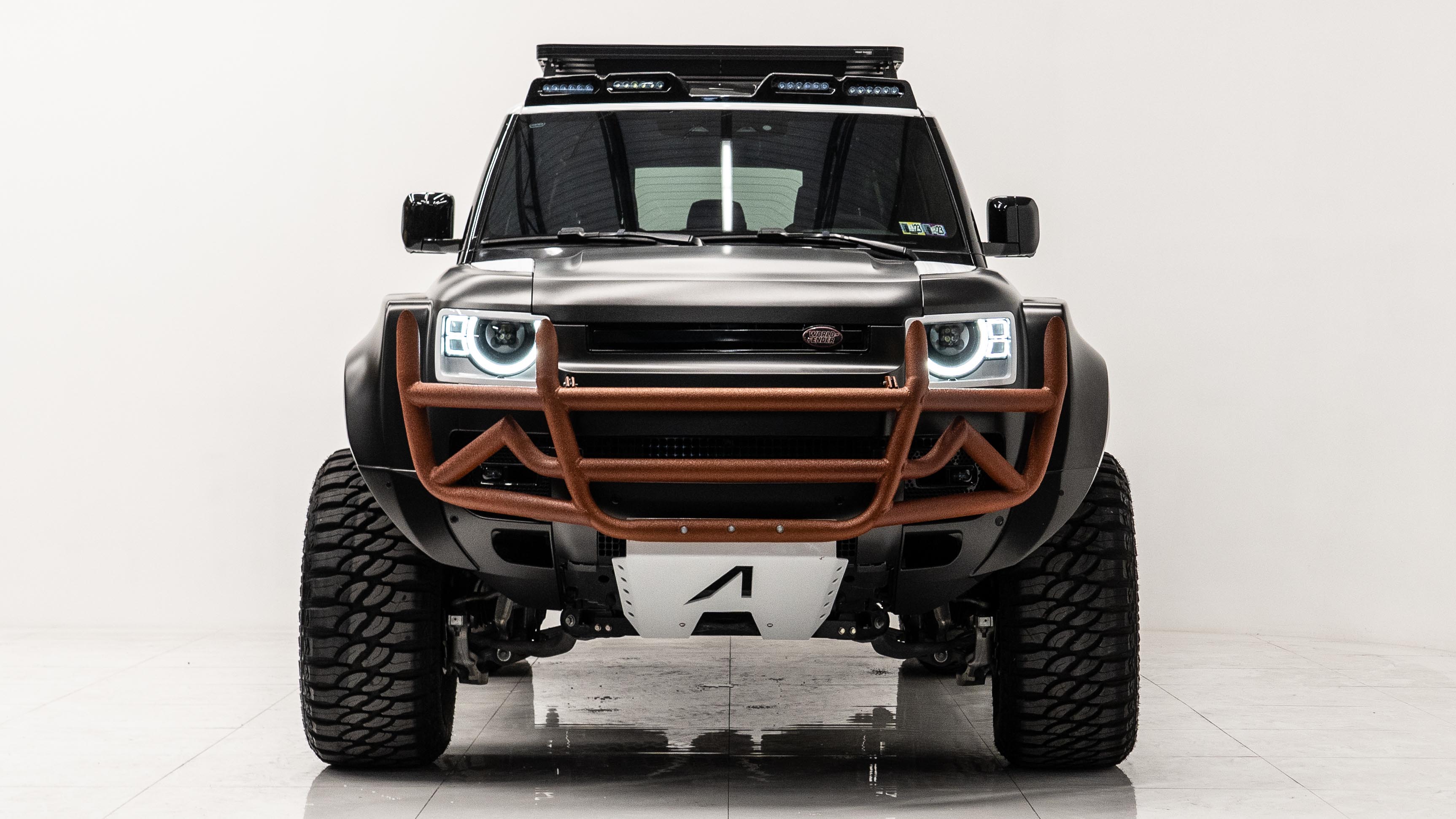 This six-wheeled Land Rover Defender is so fierce it wears a muzzle ...