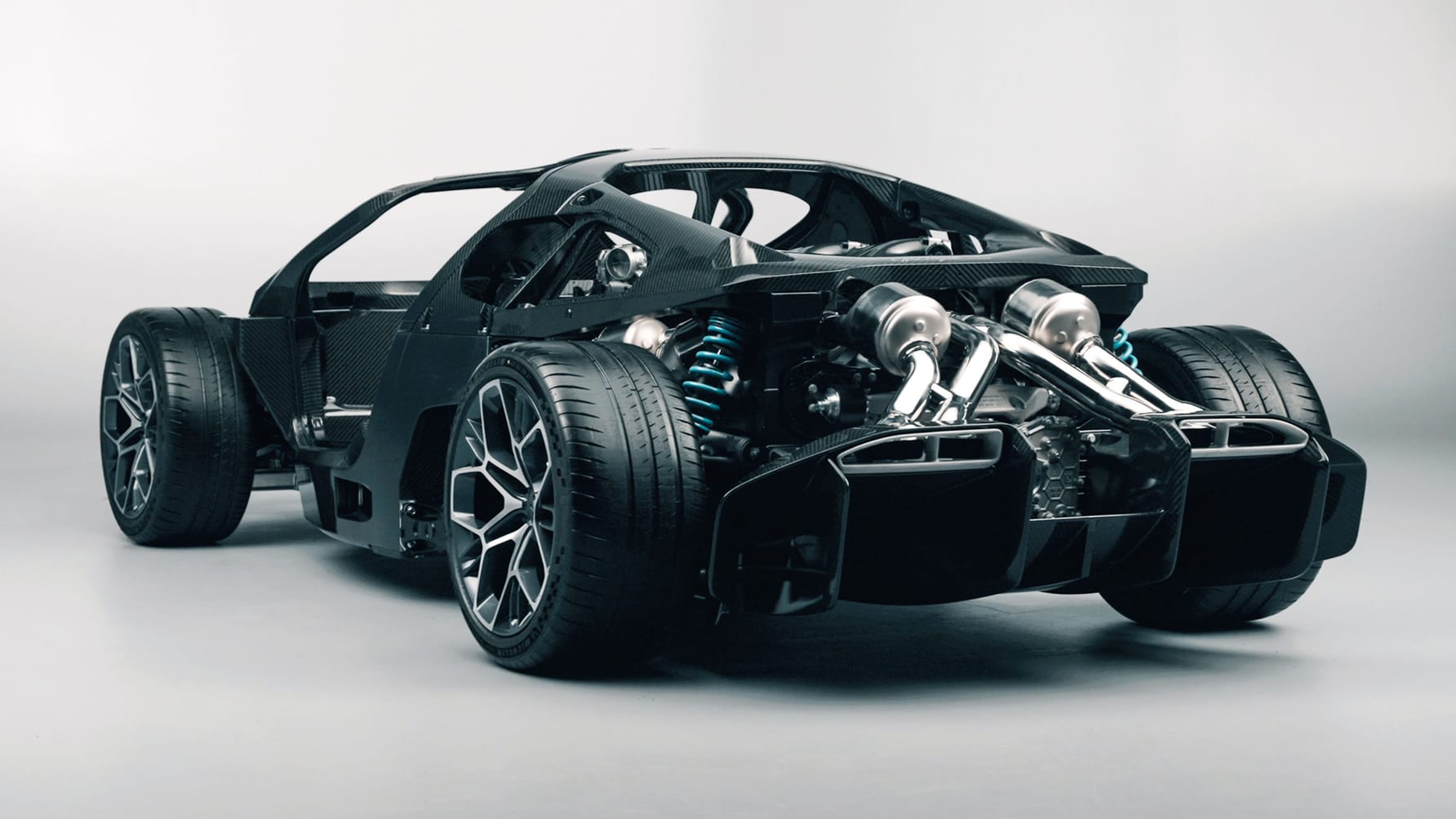 Gawp at the Bugatti Tourbillon’s bare, naked chassis | Top Gear