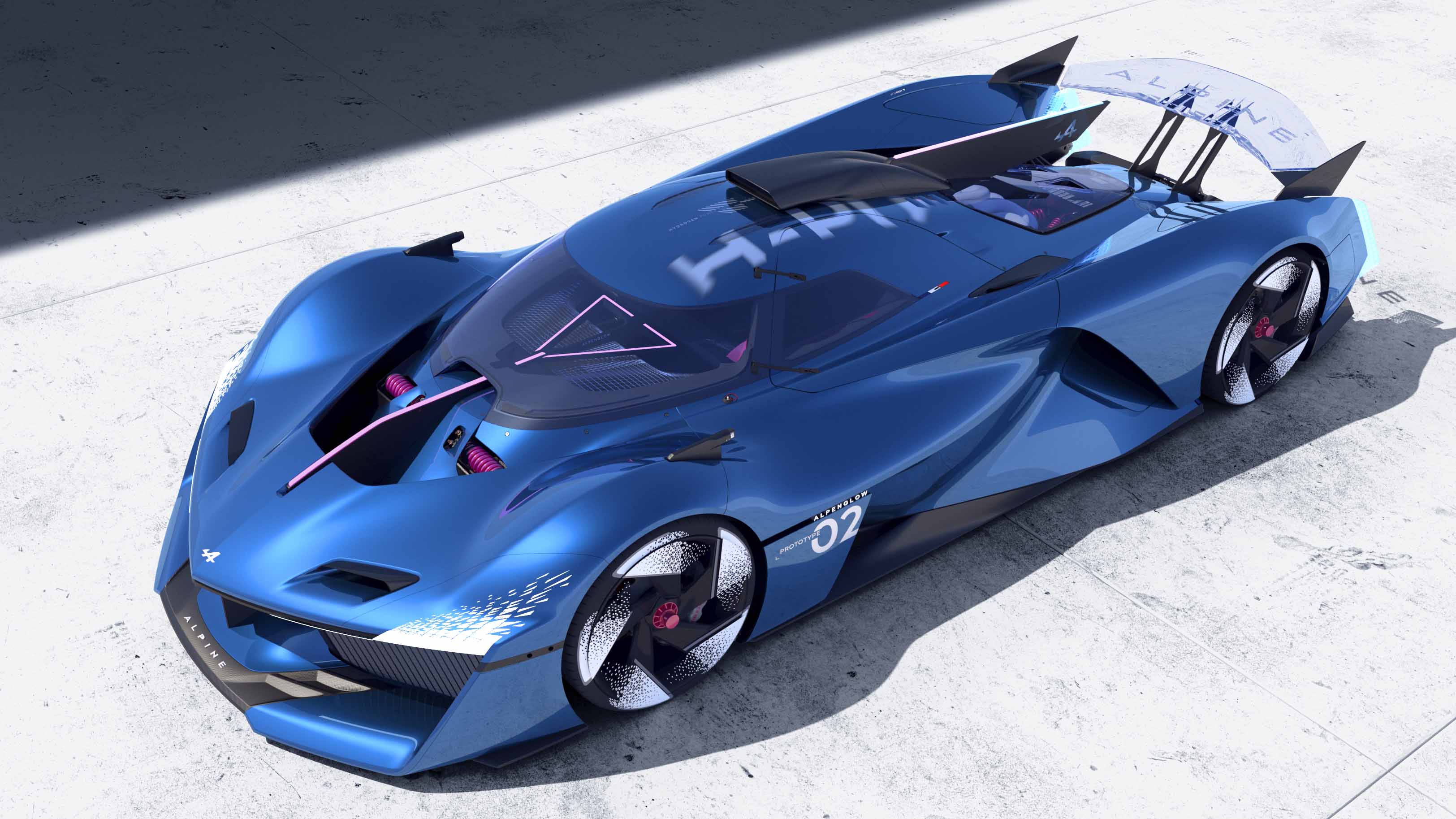 Alpine Alpenglow how does its 740bhp hydrogen V6 actually work Top Gear