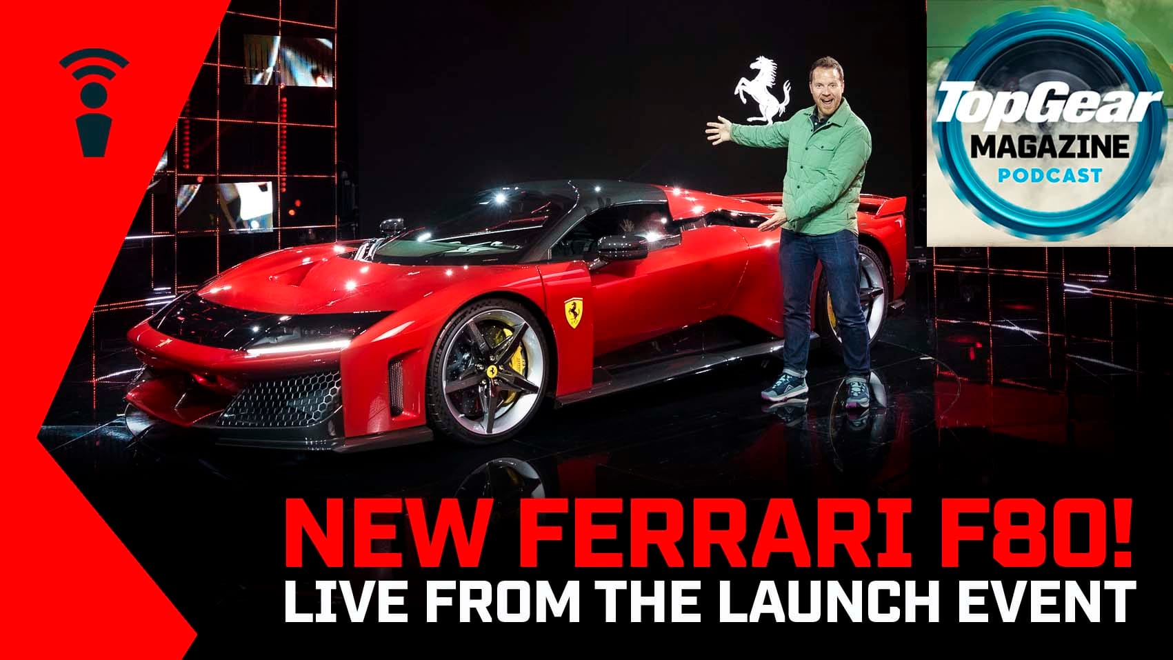 TG podcast: live from the launch of the new Ferrari F80 | Top Gear