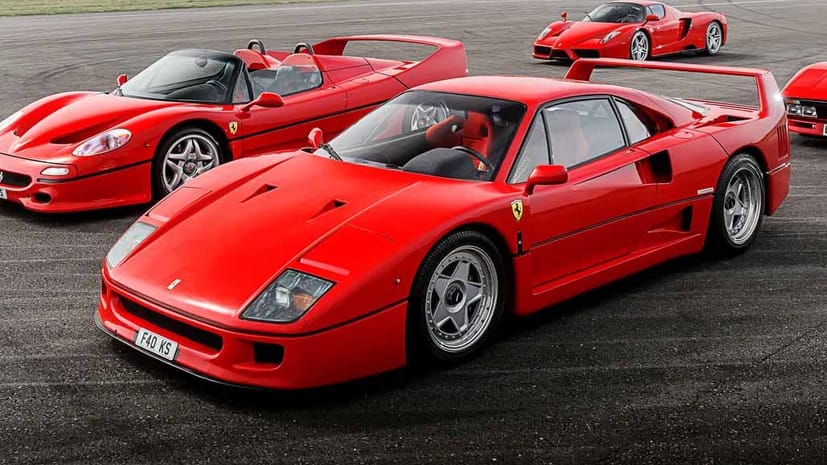 288, F40, F50, Enzo, LaFerrari, F80: the big numbers for the six big ...