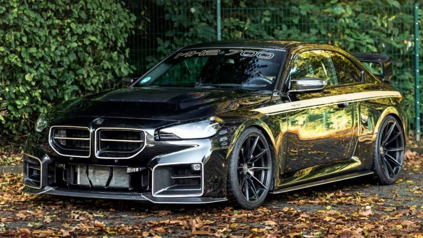 Manhart’s ‘MH2 700 II’ is a 738bhp BMW M2 with a massive rear wing ...