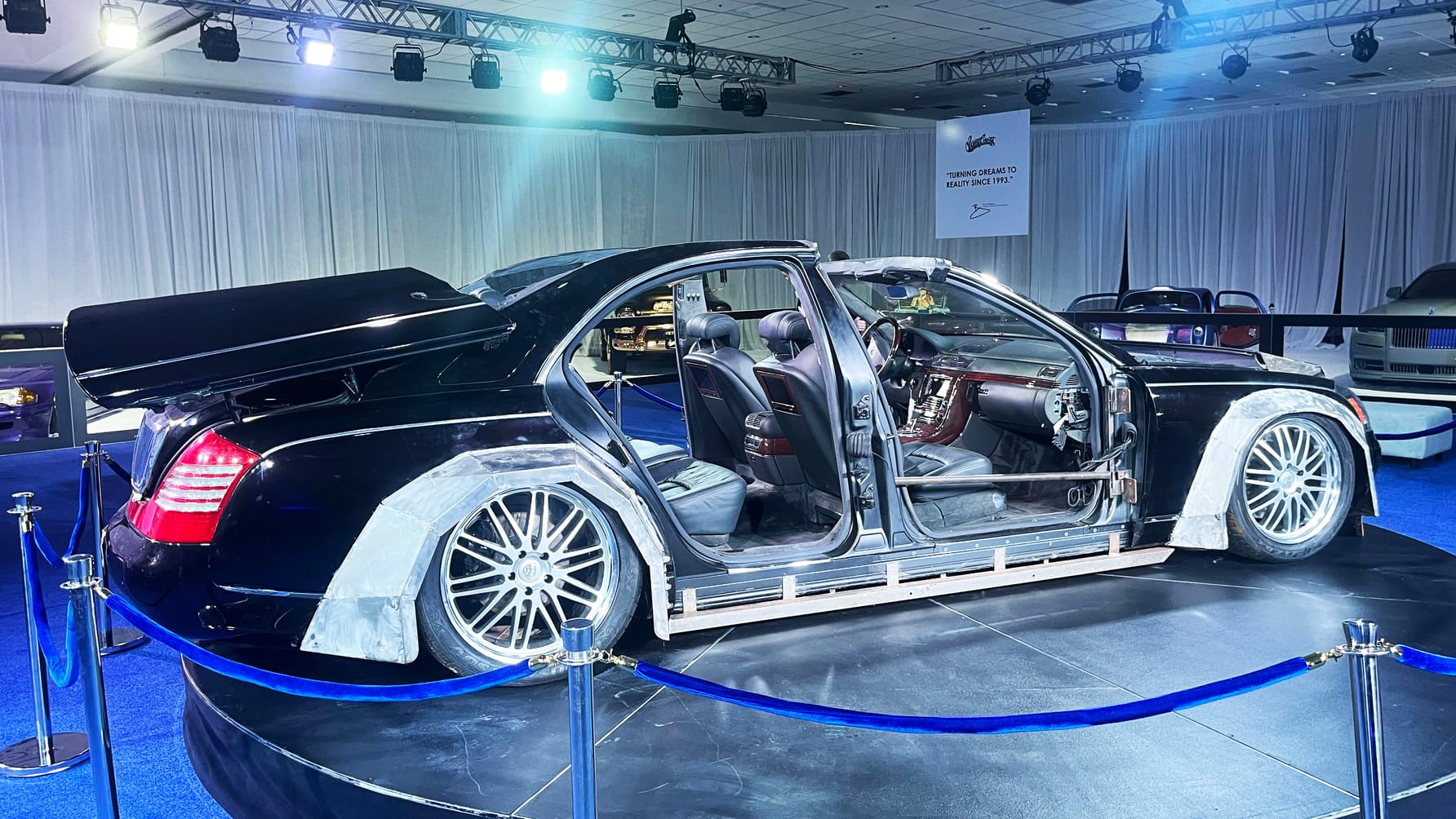 A chopped Maybach and a slammed SL: West Coast Customs at the LA show | Top Gear