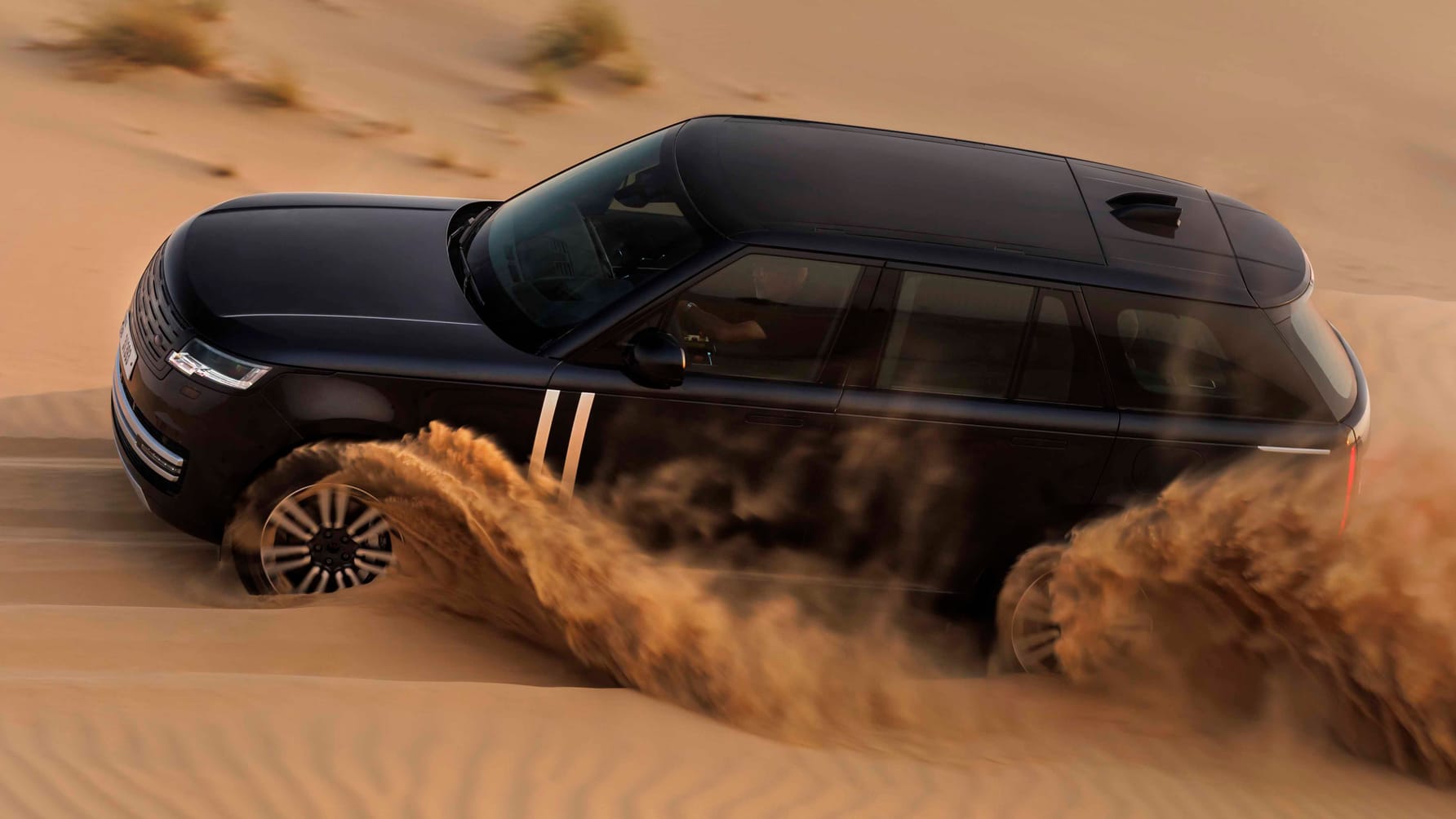 Look! The fly new Range Rover Electric has gone dune-bashing | Top Gear