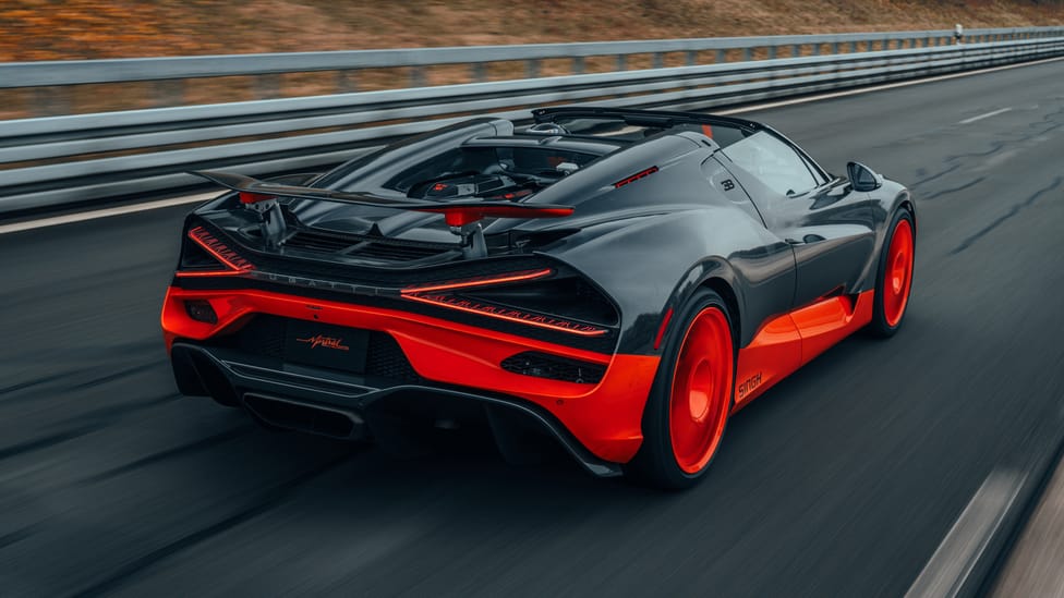 Bugatti Mistral Driving, Engines & Performance | Top Gear