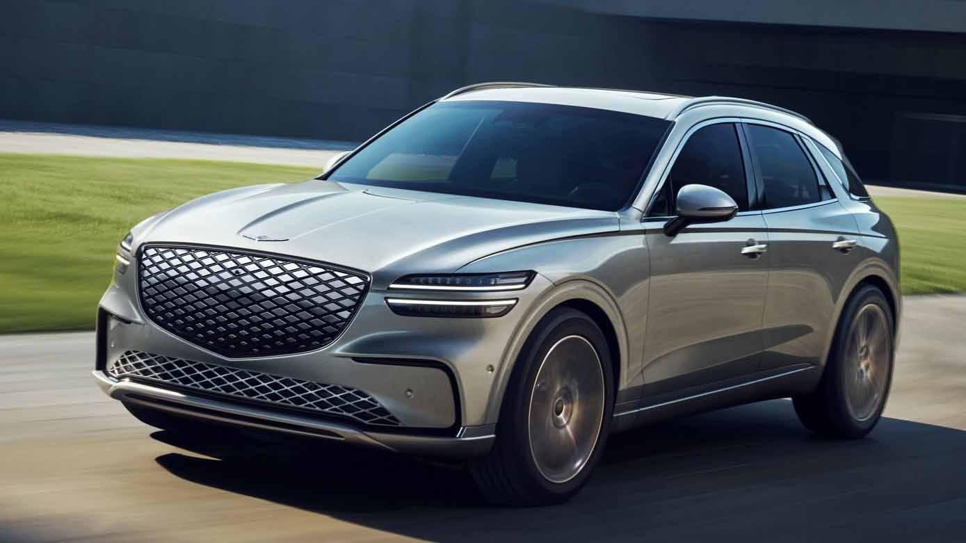 The Genesis GV70 Electrified has gained a posher face and 27in OLED ...