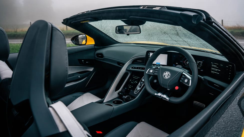 MG Motor UK Cyberster Interior Layout & Technology | Top Gear