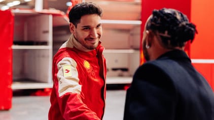 Watch Lewis Hamilton drive a Ferrari F1 car for the first time | Top Gear