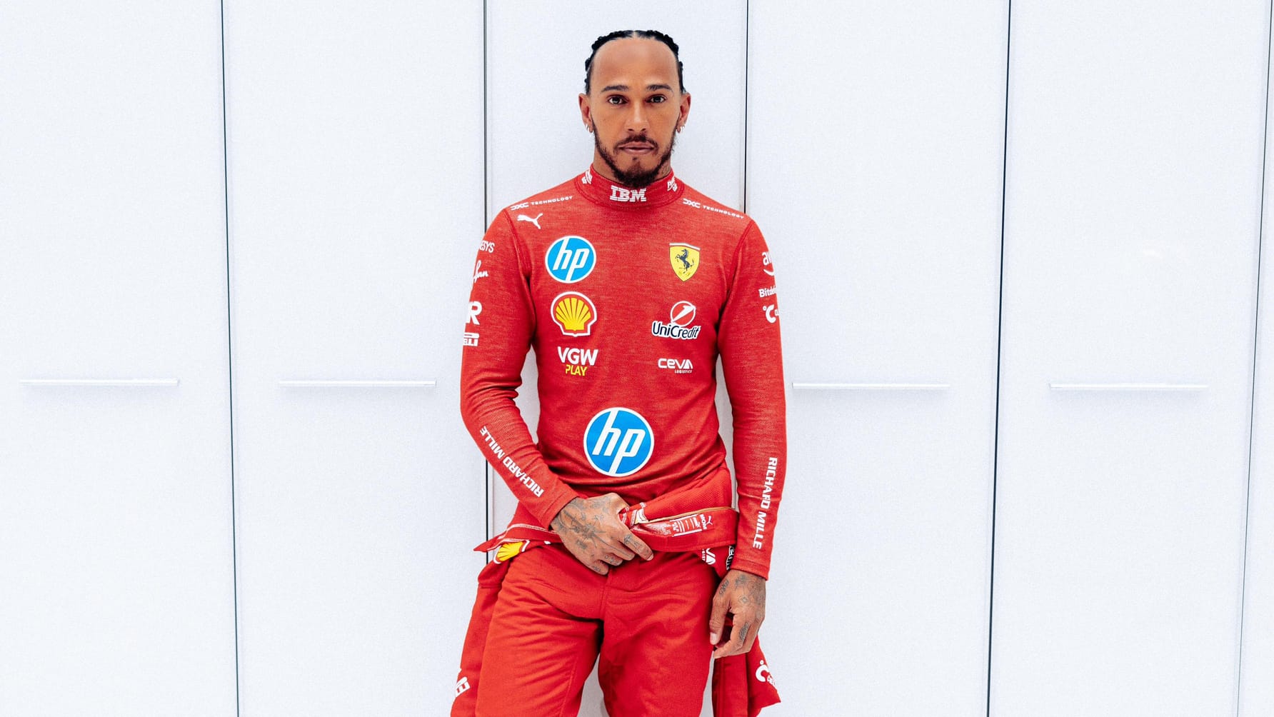 Watch Lewis Hamilton drive a Ferrari F1 car for the first time | Top Gear