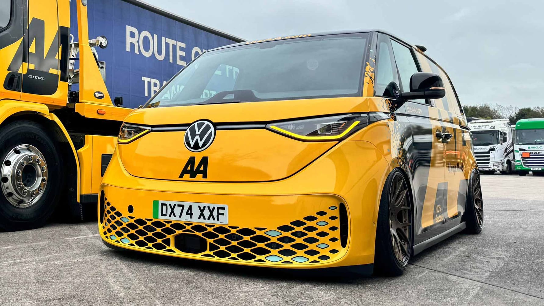 Is this slammed ID. Buzz the future of roadside EV recovery? | Top Gear