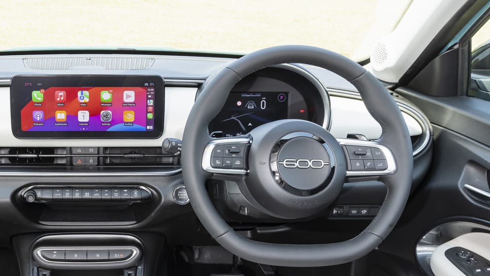Fiat 600 Interior Layout & Technology | Top Gear