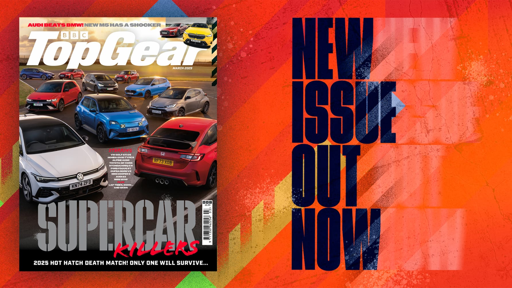 New issue out now: it’s time for Top Gear’s hot hatch supertest | Top Gear
