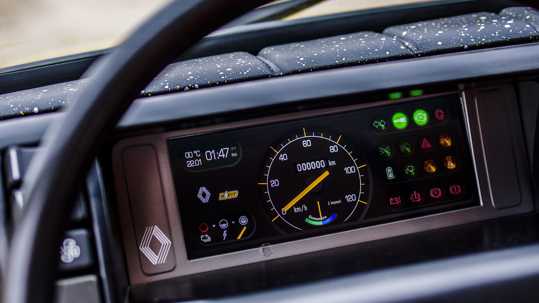 This Renault 5 GTL restomod has a cool retro dash but only 50 miles of ...