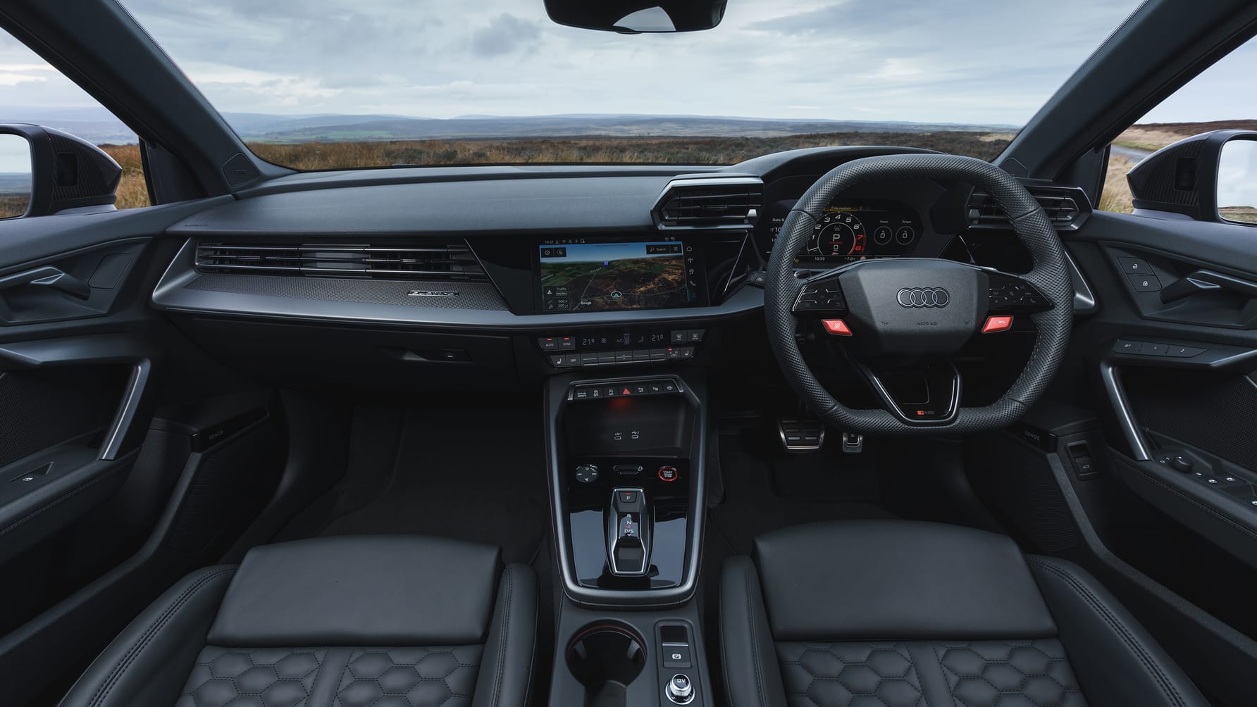 Audi RS3 Interior Layout & Technology | Top Gear