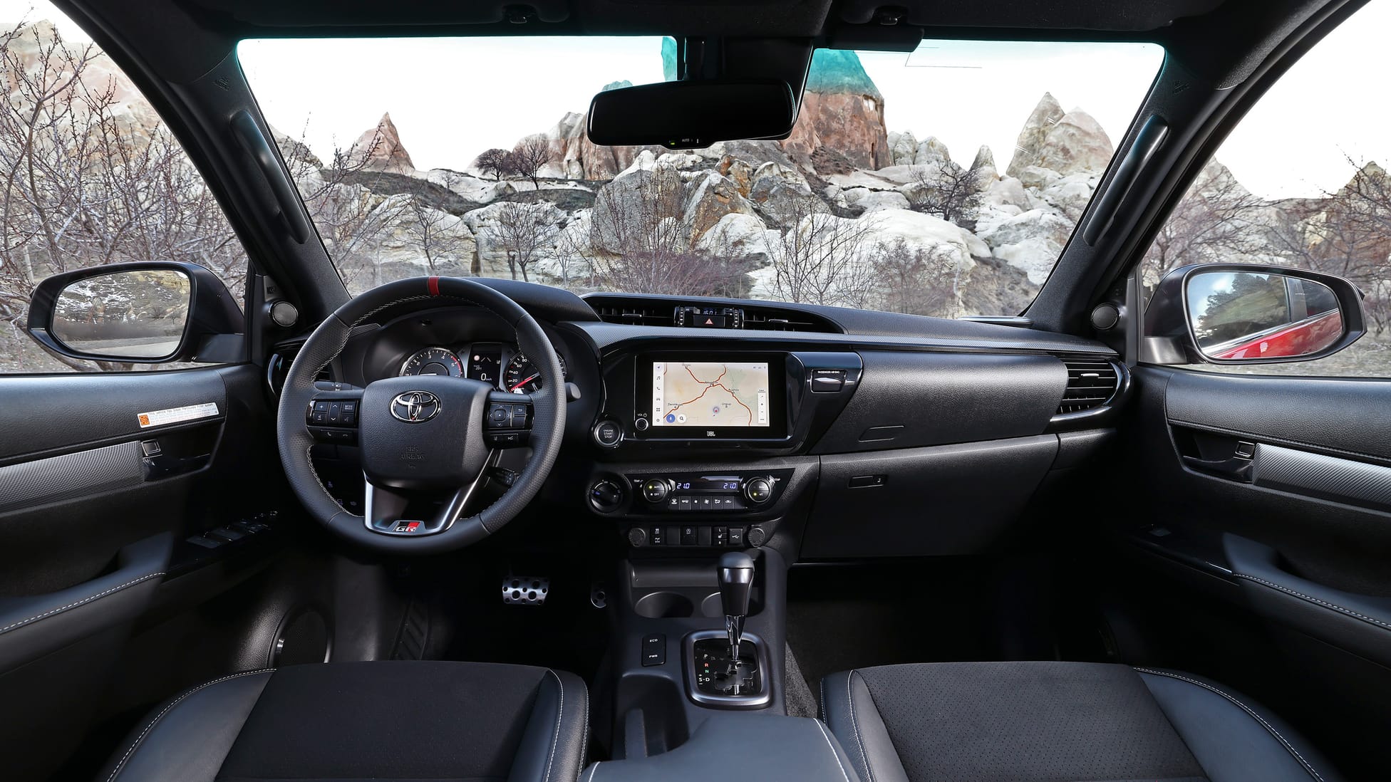 Toyota Hilux Interior Layout & Technology | Top Gear