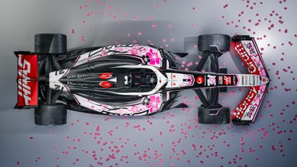 Flower power: Haas adopts cherry blossom livery for Japanese GP | Top Gear