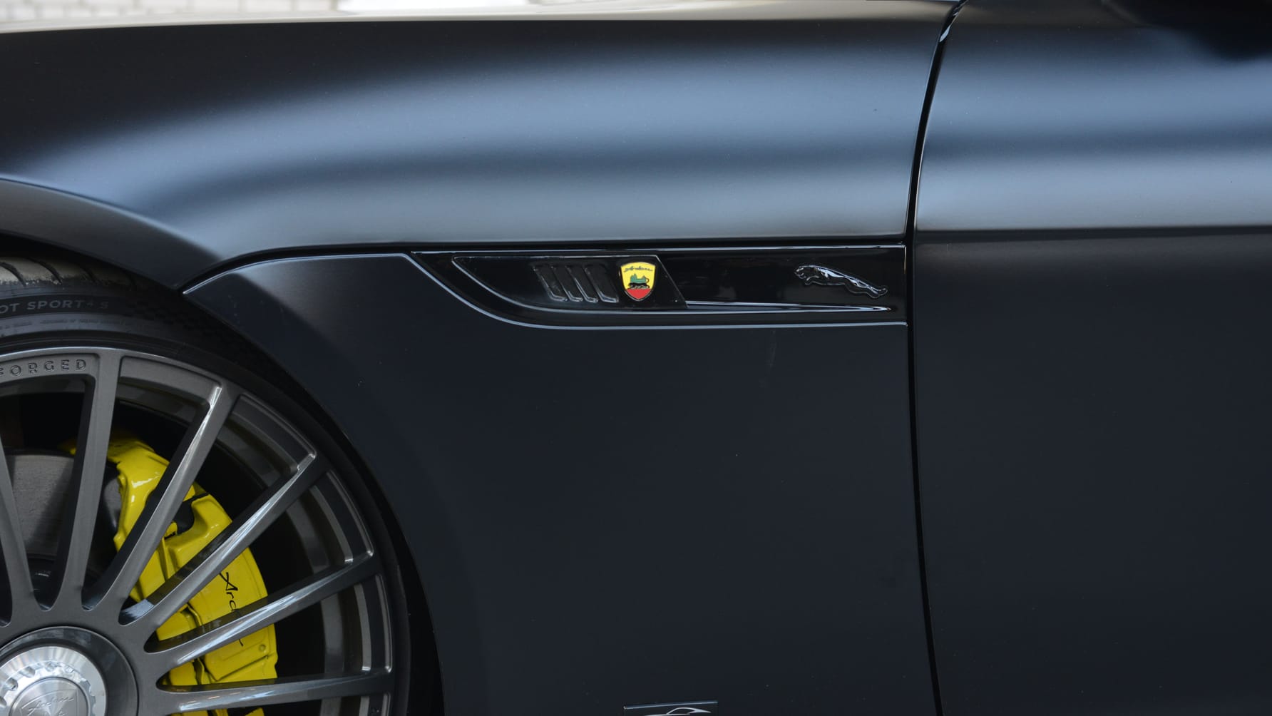 Germans have given the 5.0-litre V8 Jaguar F-Type 693bhp and stripes ...