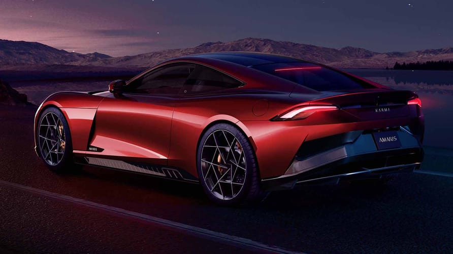 This is the Karma Amaris: a two-door, range-extended coupe coming later ...