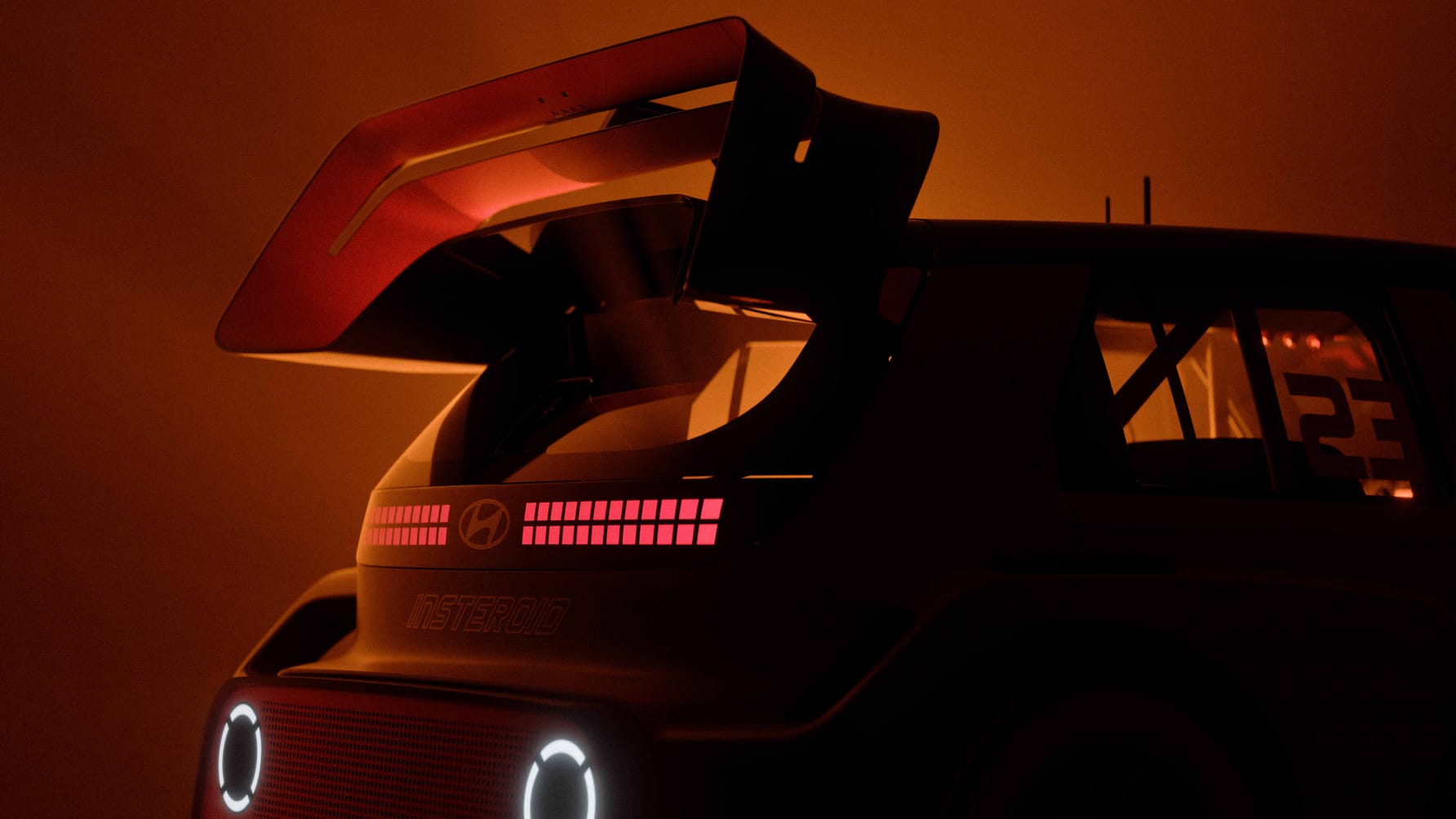 The one-off Hyundai ‘Insteroid’ is a giant rear wing with a tiny EV ...