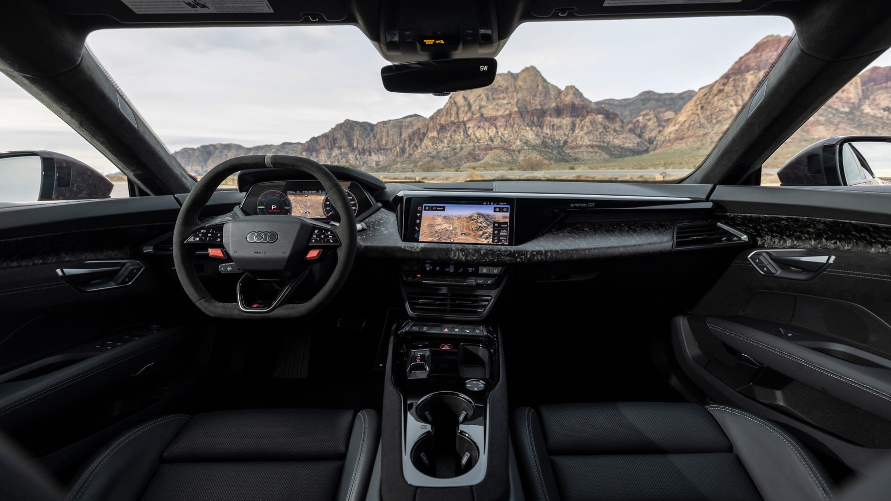 Audi e-tron GT (US) Interior Layout & Technology | Top Gear