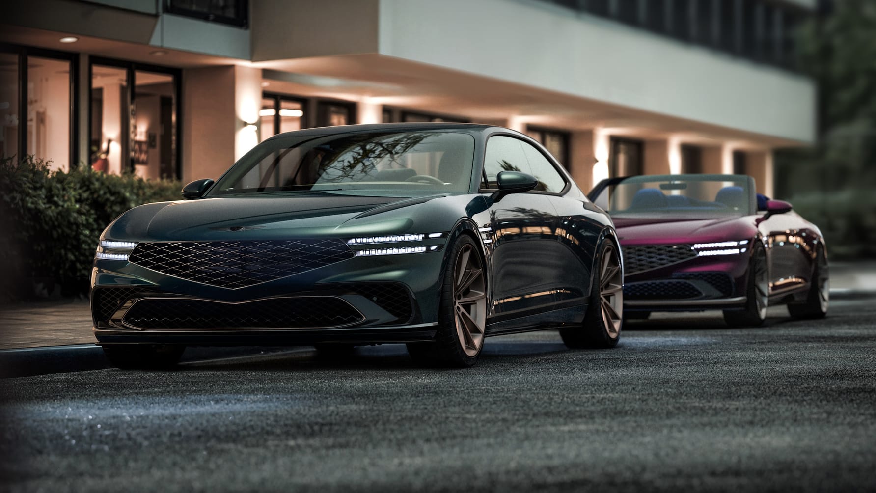 Hello! Genesis has unveiled two glorious Bentley-rivalling concept cars ...