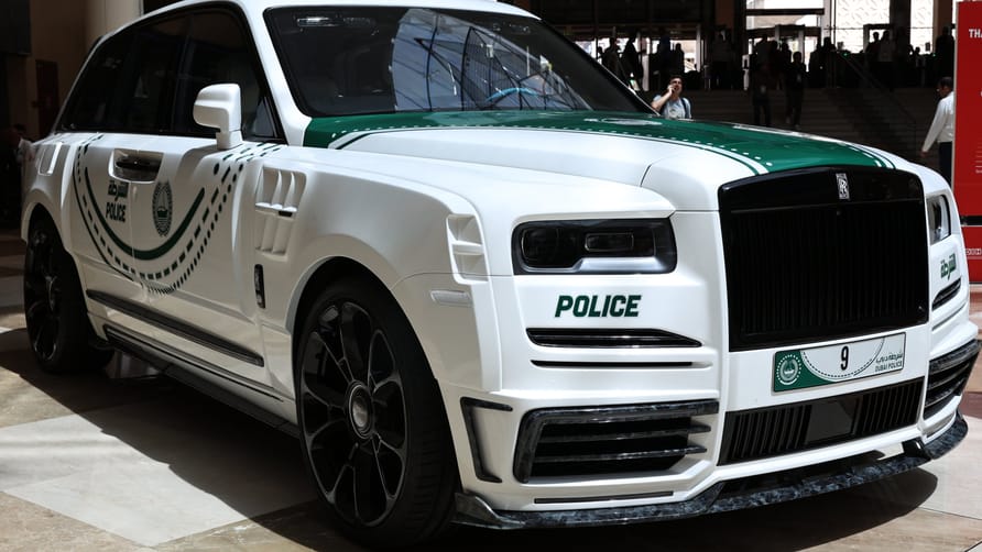 The Dubai Police force has added a Mansory-tuned Rolls-Royce Cullinan ...
