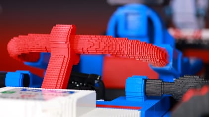 Lego’s built 10 functioning F1 cars for the Miami Grand Prix* | Top Gear