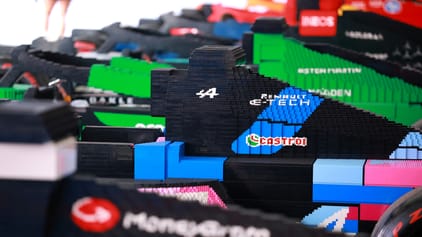 Lego’s built 10 functioning F1 cars for the Miami Grand Prix* | Top Gear