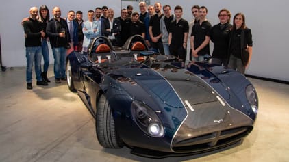 The AM Rina is a lightweight Italian speedster with a 500bhp American ...