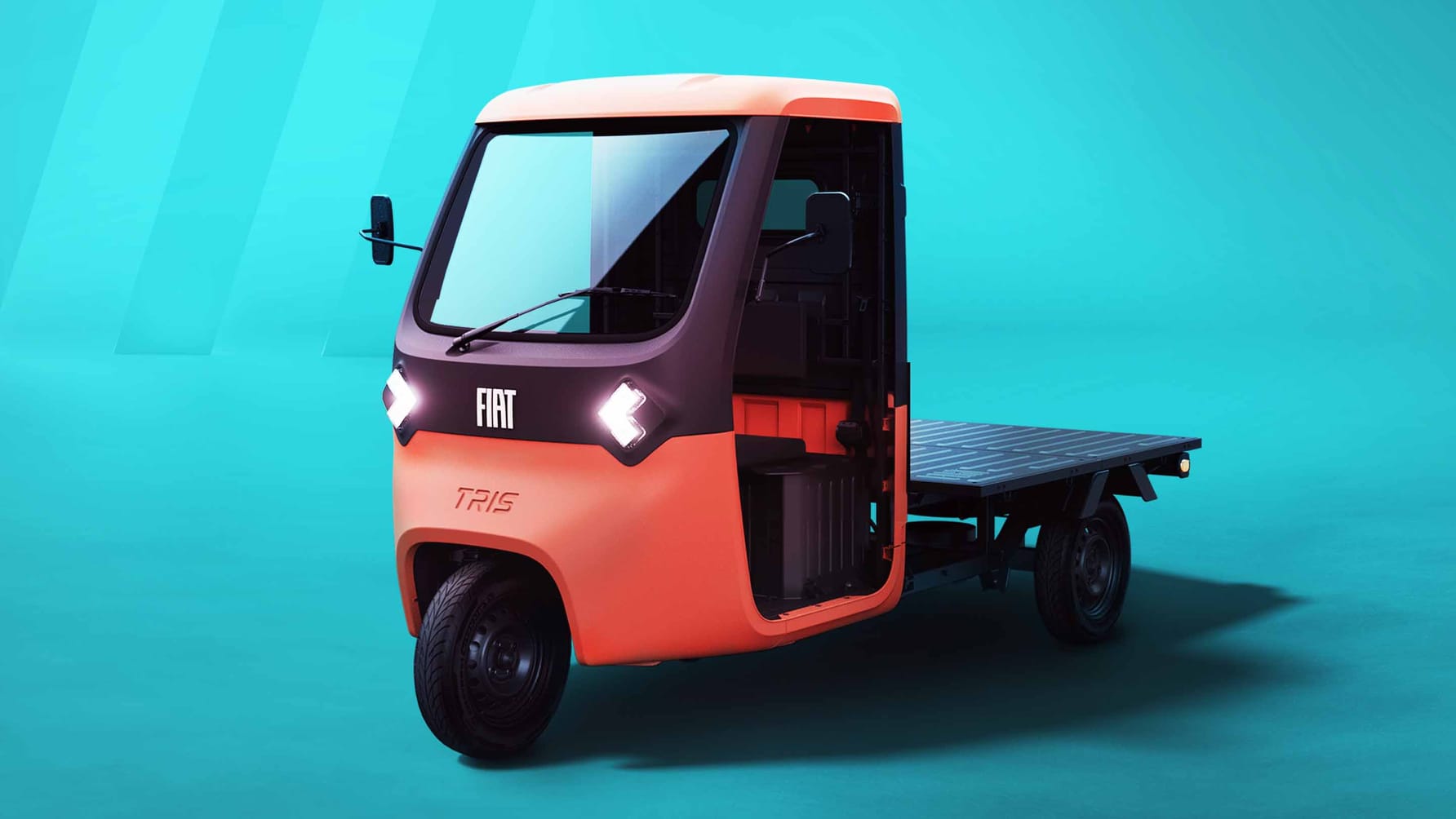 Fiat’s tiny three-wheeled truck is the cutest thing you’ll see this ...