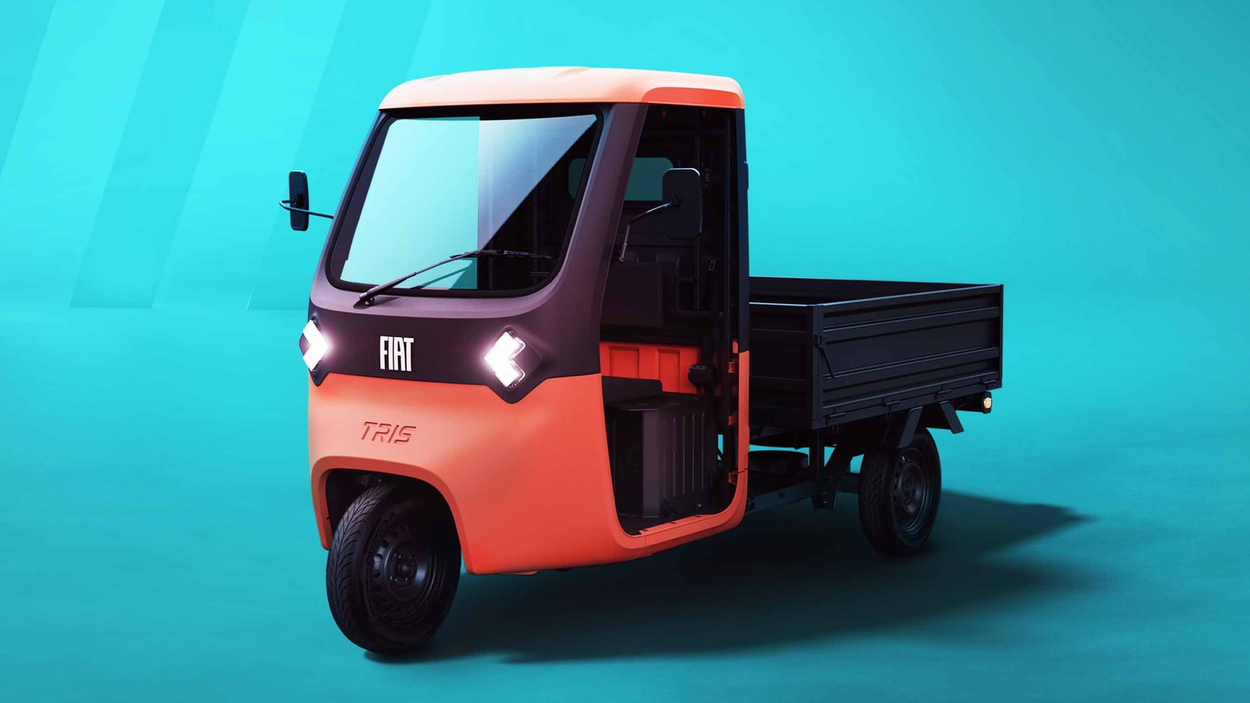 Fiat’s tiny three-wheeled truck is the cutest thing you’ll see this ...