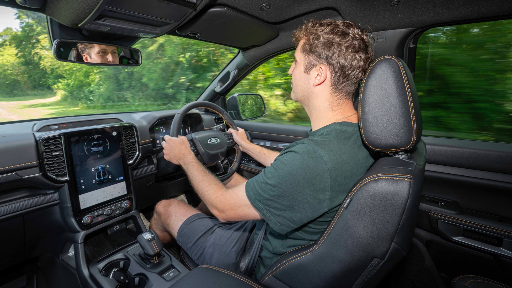 Ford Ranger Interior Layout & Technology | Top Gear