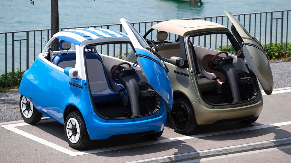 The Microlino ‘Spiaggina’ is a windowless, drop-top quadricycle that ...